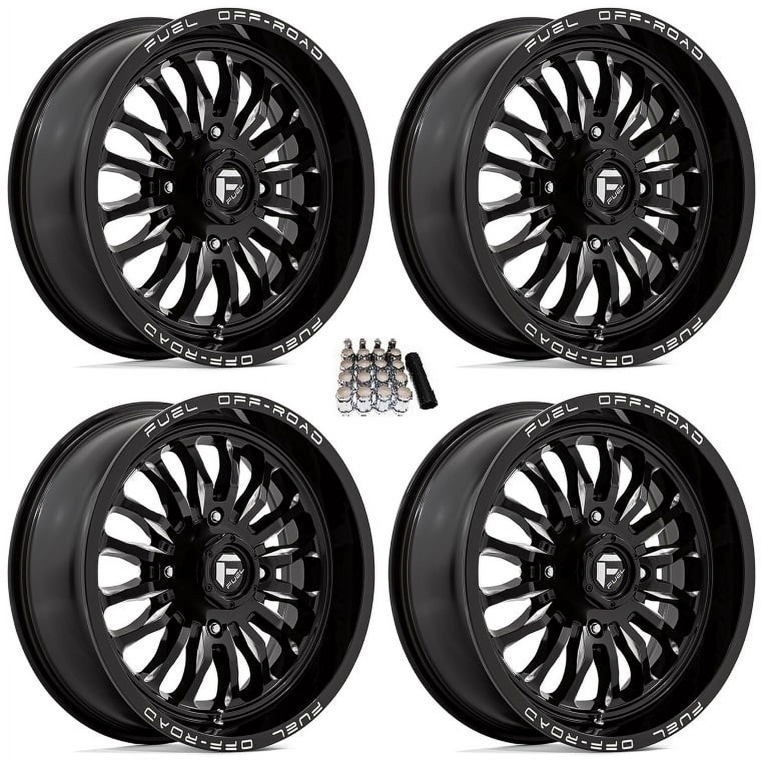 Fuel ARC 20" UTV Wheels Black Polaris RZR 1000 XP / Ranger XP 900/1000 ...