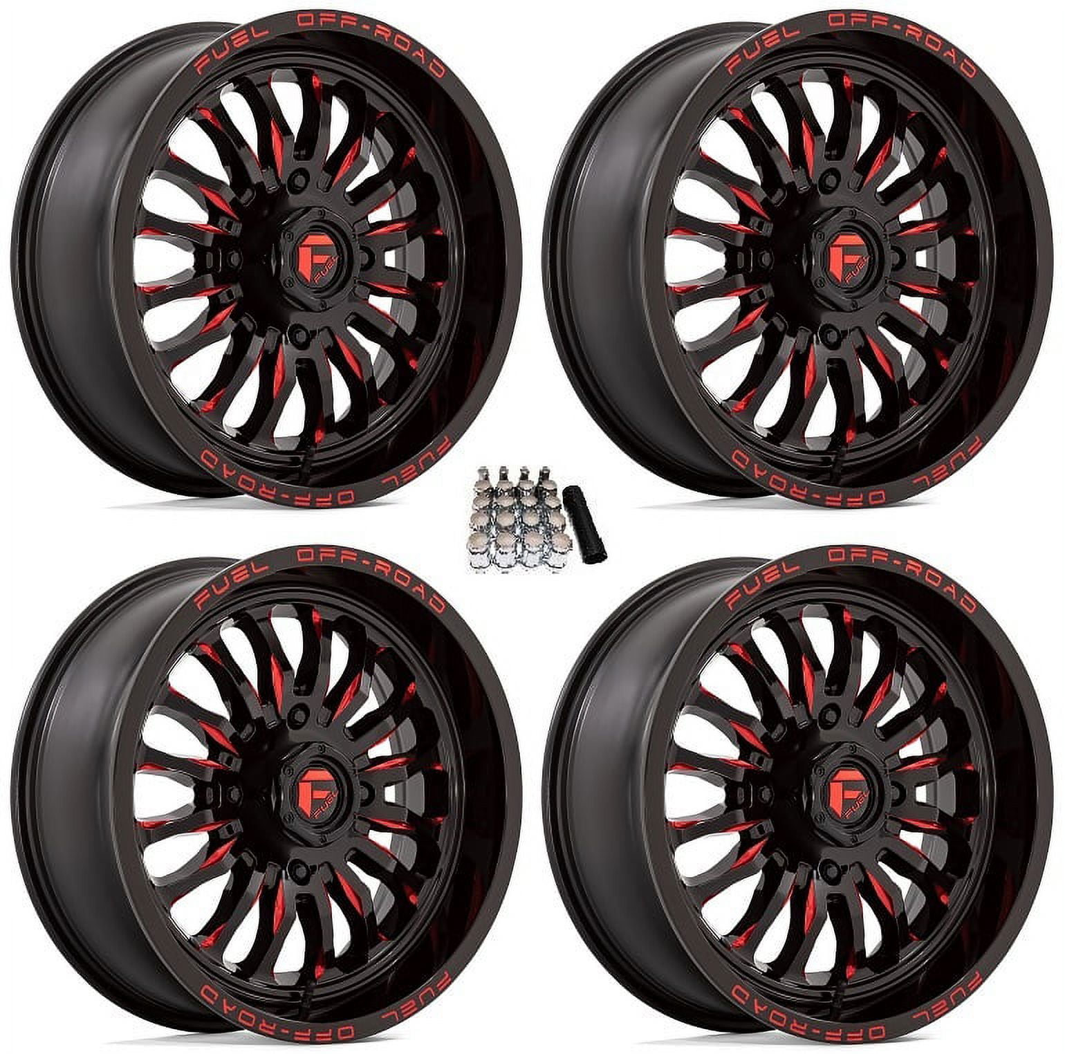 Fuel ARC 20" UTV Wheels Red Polaris RZR 1000 XP / Ranger XP 900/1000 ...