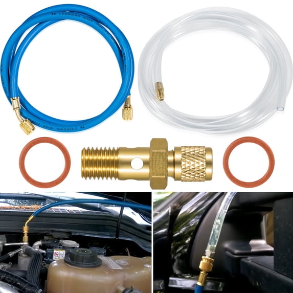 Fuel Air Bleeder Kit with Poly Hose & Brass Fittings for 6.4L ...