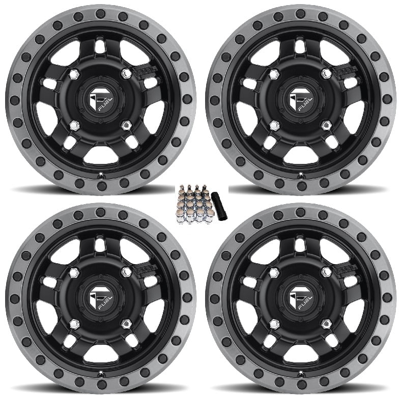 Fuel Anza UTV Wheels Black 14" Polaris RZR 1000 XP / Ranger XP 900/1000 ...