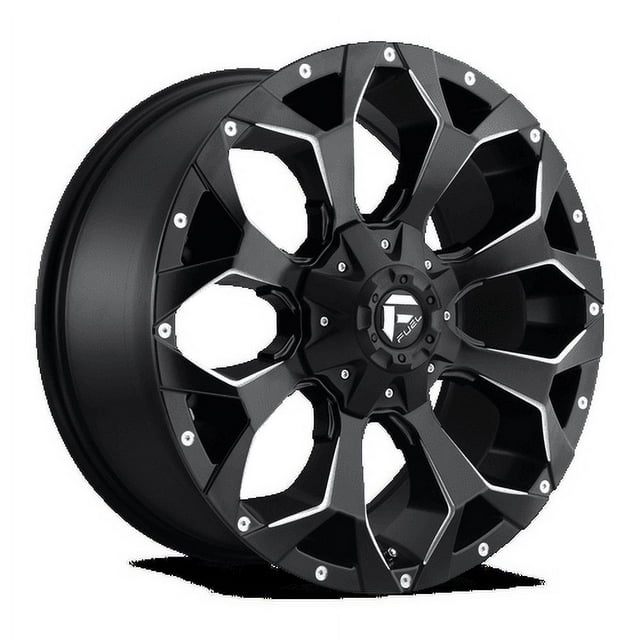 Fuel Assault 20X9 Matte Black Milled Wheel - Walmart.com