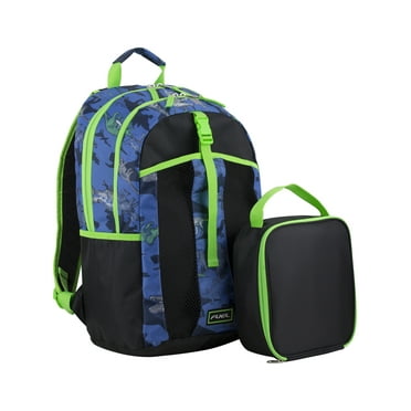 Fuel Unisex 4-Piece Combo Backpack with Lunch Box, Storage Case and ...