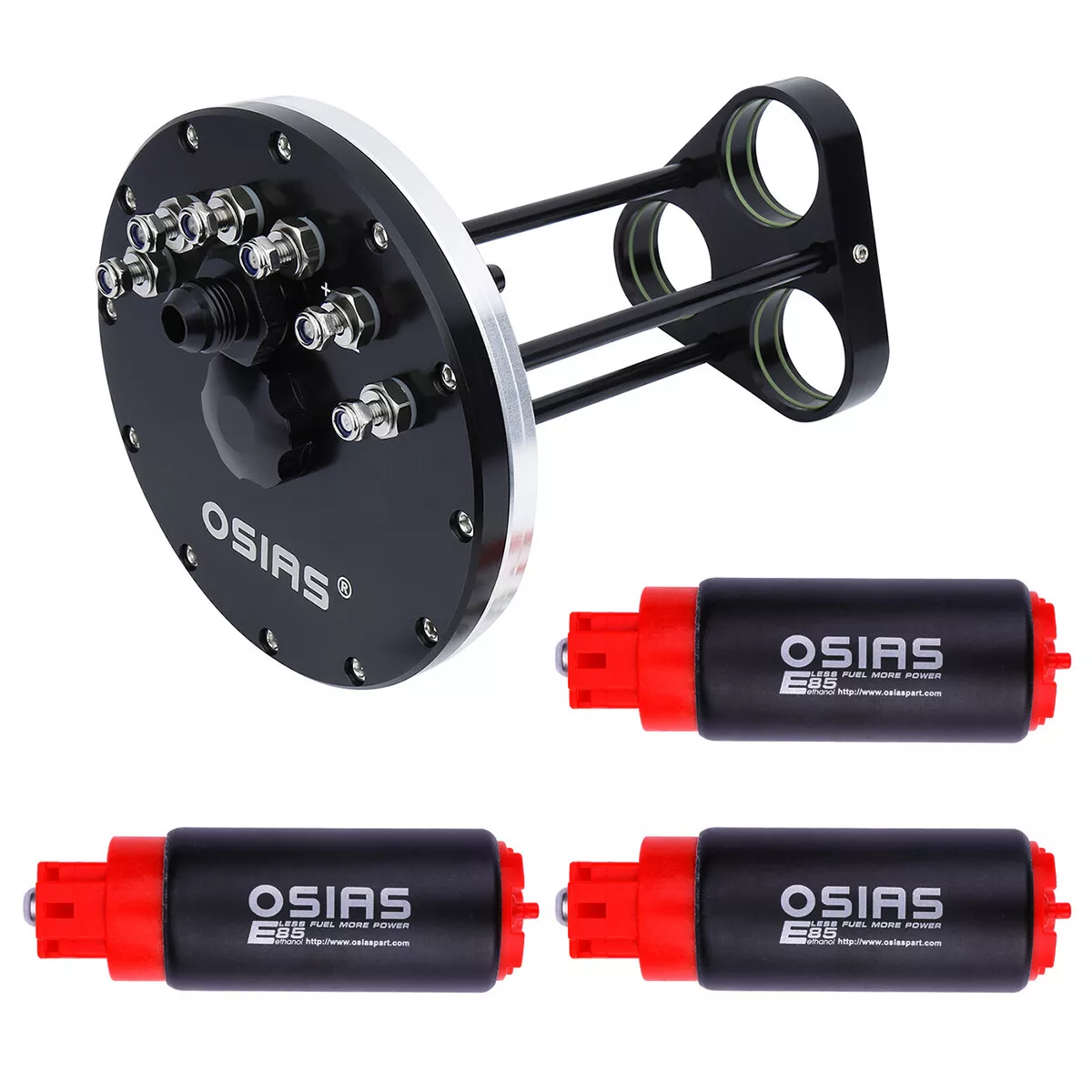 Fuel Cell Triple Fuel Pump Hanger With Filler For Triple Walbro GSS342 ...