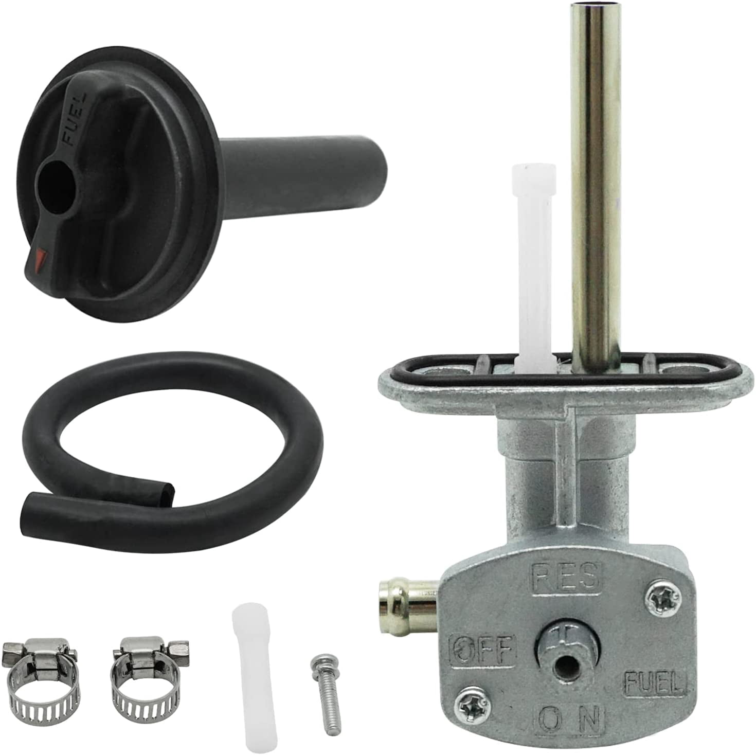 Fuel Cock Petcock & Lever Assy for Yamaha ATV Kodiak 400 YFM400 Kodiak ...