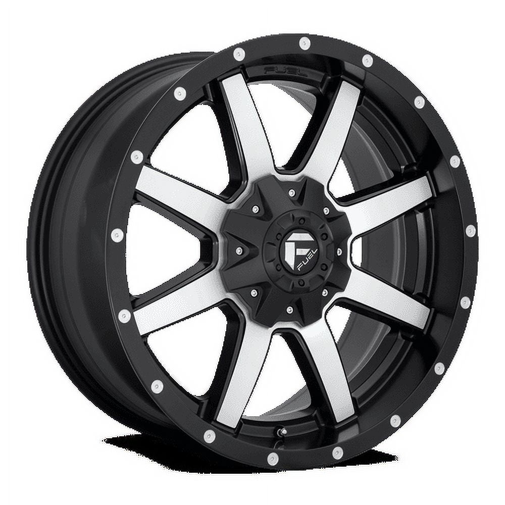 Fuel D537 Maverick 20X12 5X127/5X135 -44Et 106.1Cb Matte Black Machined Wheel - Walmart.com