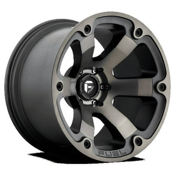 Fuel D564 Beast 18X9 6X139.7 -12Et 78.1Cb Matte Black Double Dark Tint ...