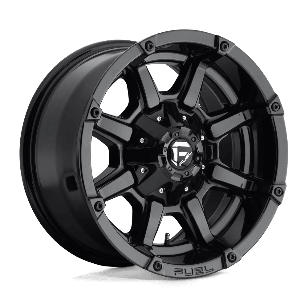 Fuel D575 Coupler 17X9 6X135/6X139.7 -12Et 125.1Cb Gloss Black Wheel ...
