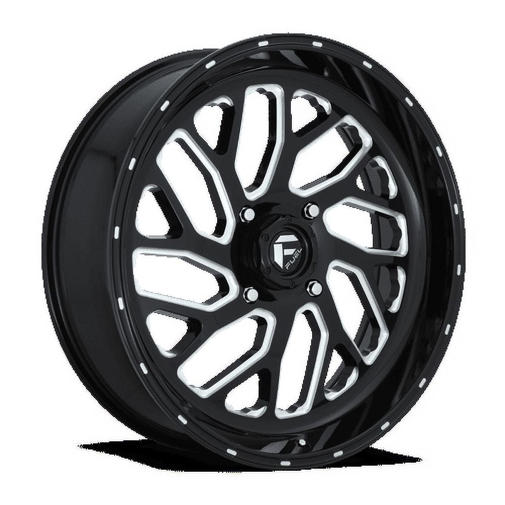 Fuel D581 Triton 22X7 4X156 13Et 132Cb Gloss Black Milled Wheel - Walmart.com
