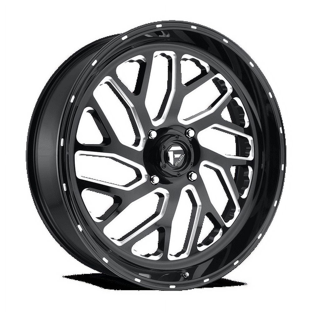 Fuel D581 Triton 24X7 4X137 13Et 110.2Cb Gloss Black Milled Wheel ...