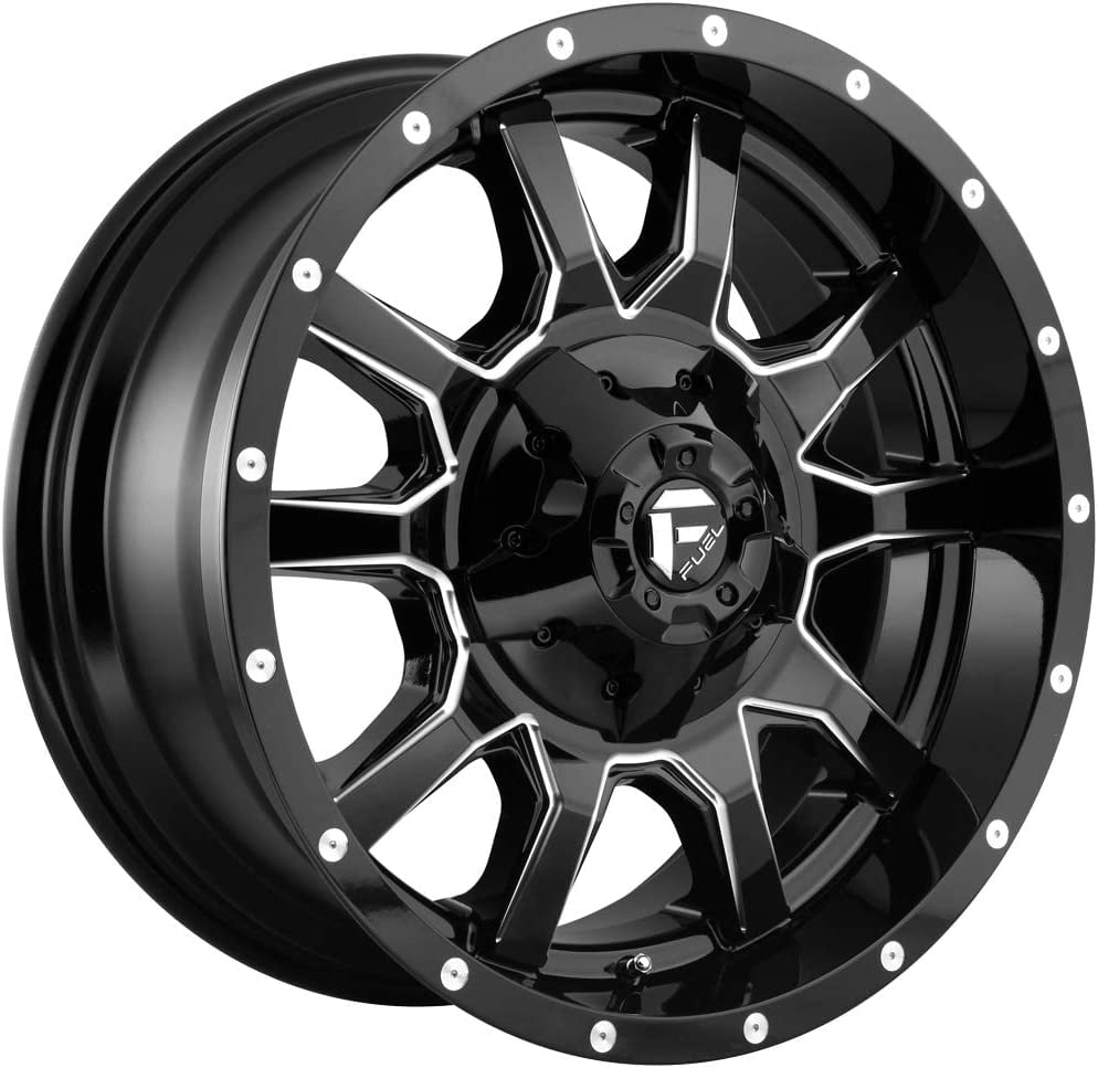 Fuel D627 Vandal 17X9 5X139.7/5X150 -12Et 110.1Cb Gloss Black Milled ...