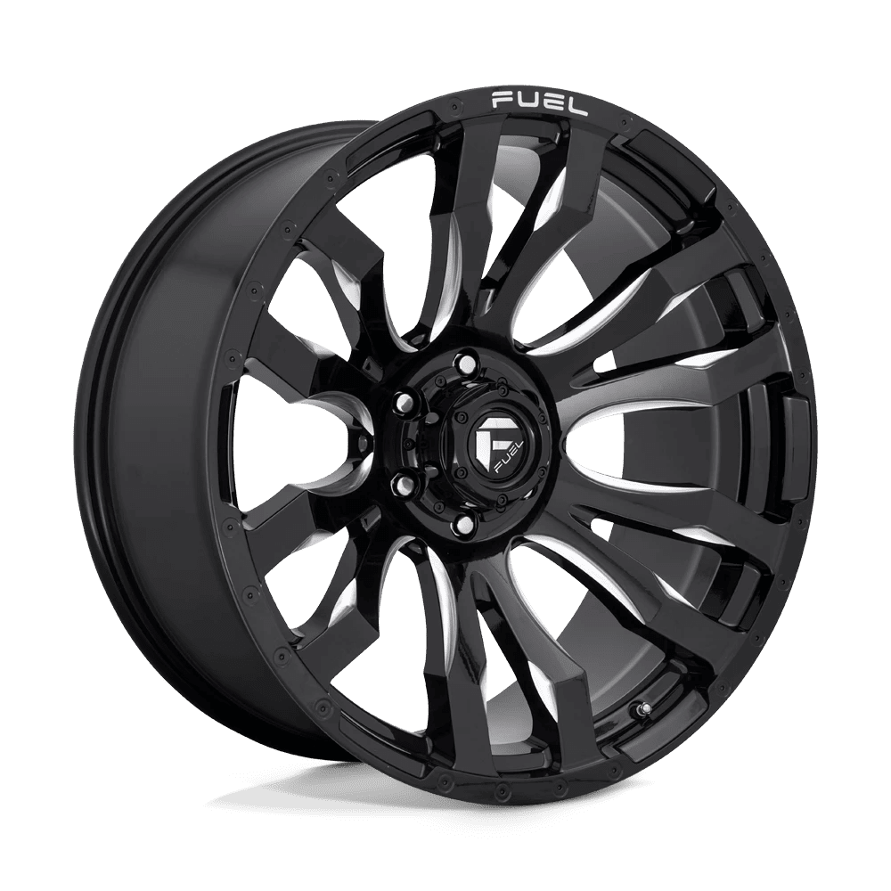 Fuel D673 Blitz 20X9 5X127 1Et 125.1Cb Gloss Black Milled Wheel ...