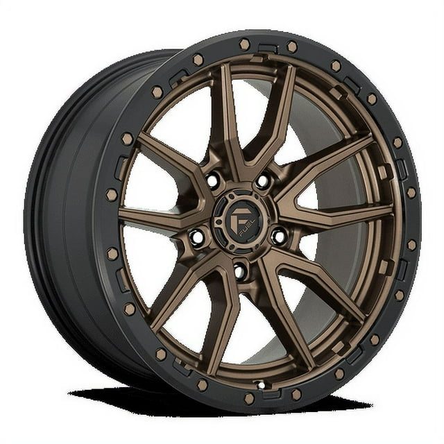 Fuel D681 Rebel 16X8 6X139.7 1Et 67.06Cb Matte Bronze Black Bead Ring ...