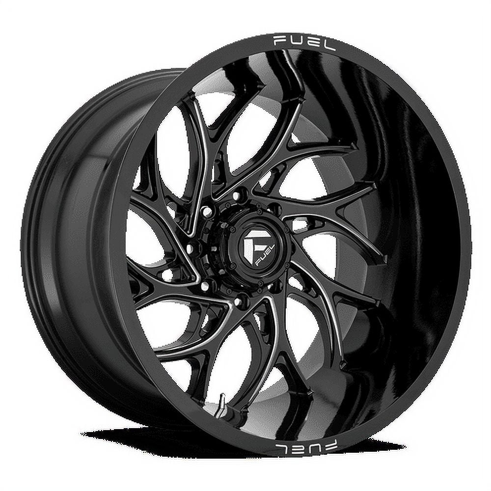 Fuel D741 Runner 20X10 8X170 -18Et 121.6Cb Gloss Black Milled Wheel ...
