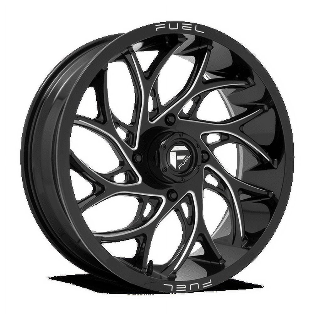 Fuel UTV Aluminum Rim D741 RUNNER 20X7in Gloss Black Milled Finish ...