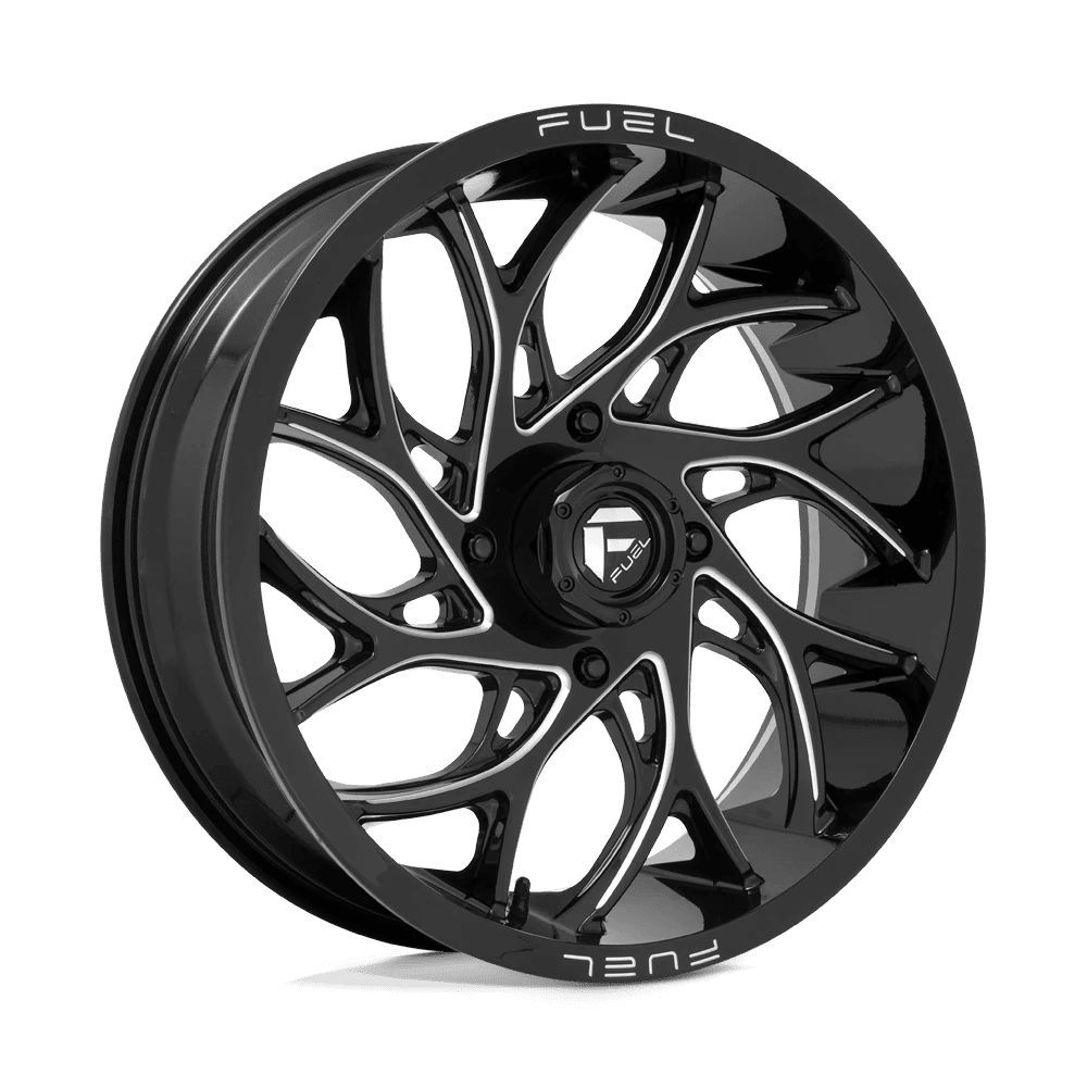 Fuel D741 Runner 20X7 4X156 13Et 110.2Cb Gloss Black Milled Wheel ...