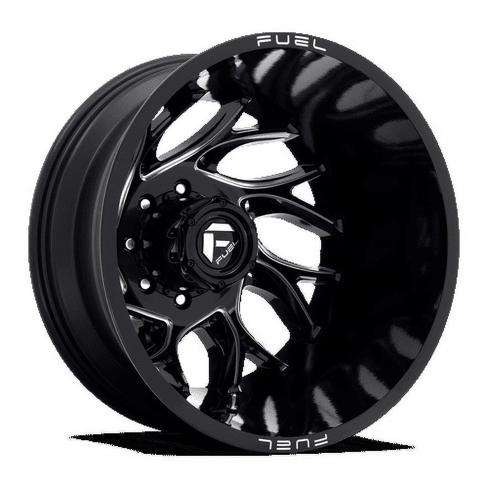 Fuel D741 Runner 20X8.25 8X165.1 -265Et 78Cb Gloss Black Milled Wheel ...