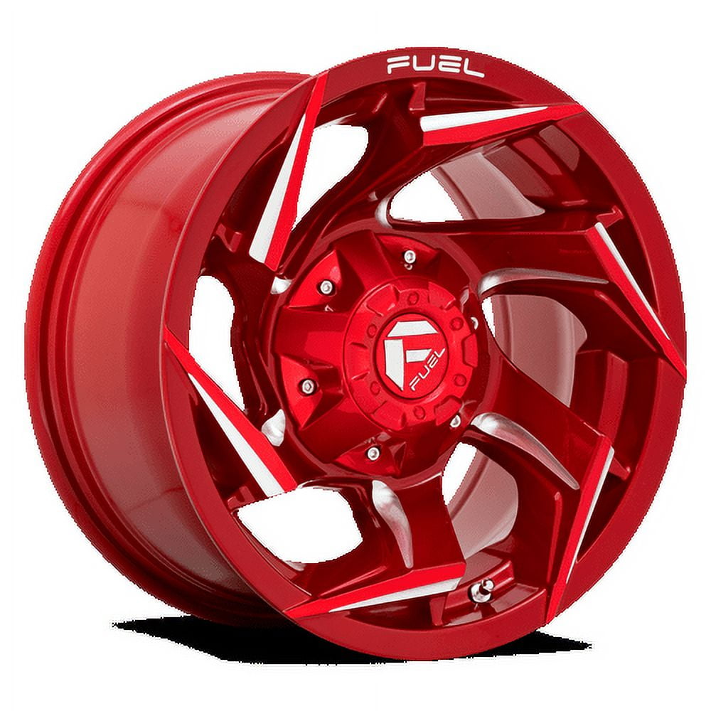 Fuel D754 Reaction 15X8 5X139.7 -18Et 125.1Cb Candy Red Milled Wheel ...