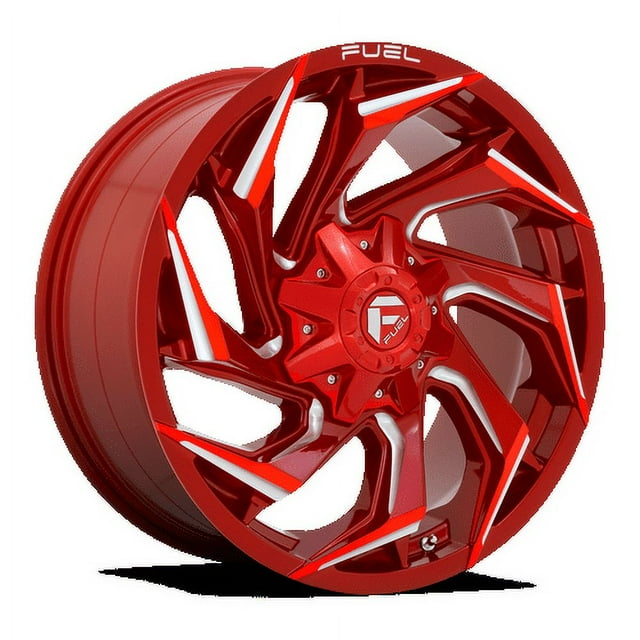 Fuel D754 Reaction 20X9 8X170 20Et 67Cb Candy Red Milled Wheel ...