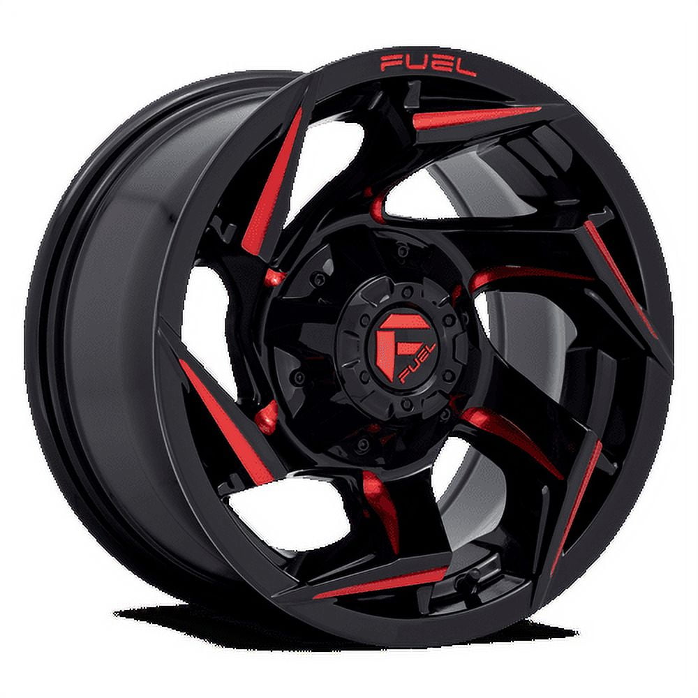 Fuel D755 Reaction 15X8 5X139.7 -18Et 125.1Cb Gloss Black Milled With ...