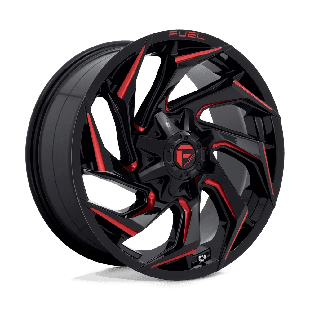 Fuel D755 Reaction 20X9 8X165.1 20Et 124.3Cb Gloss Black Milled With ...