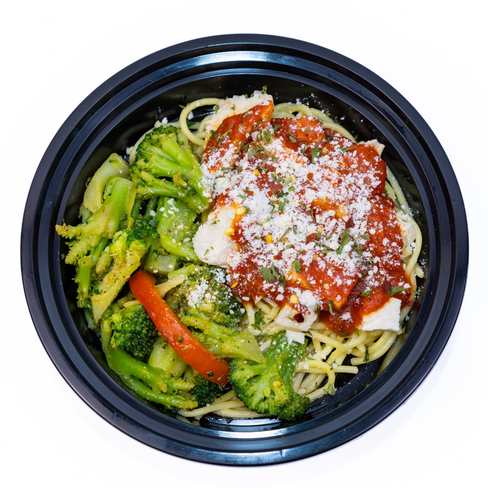 Fuel F33D Health Shack Chicken Parmigiana with Charro Beans Prepared ...