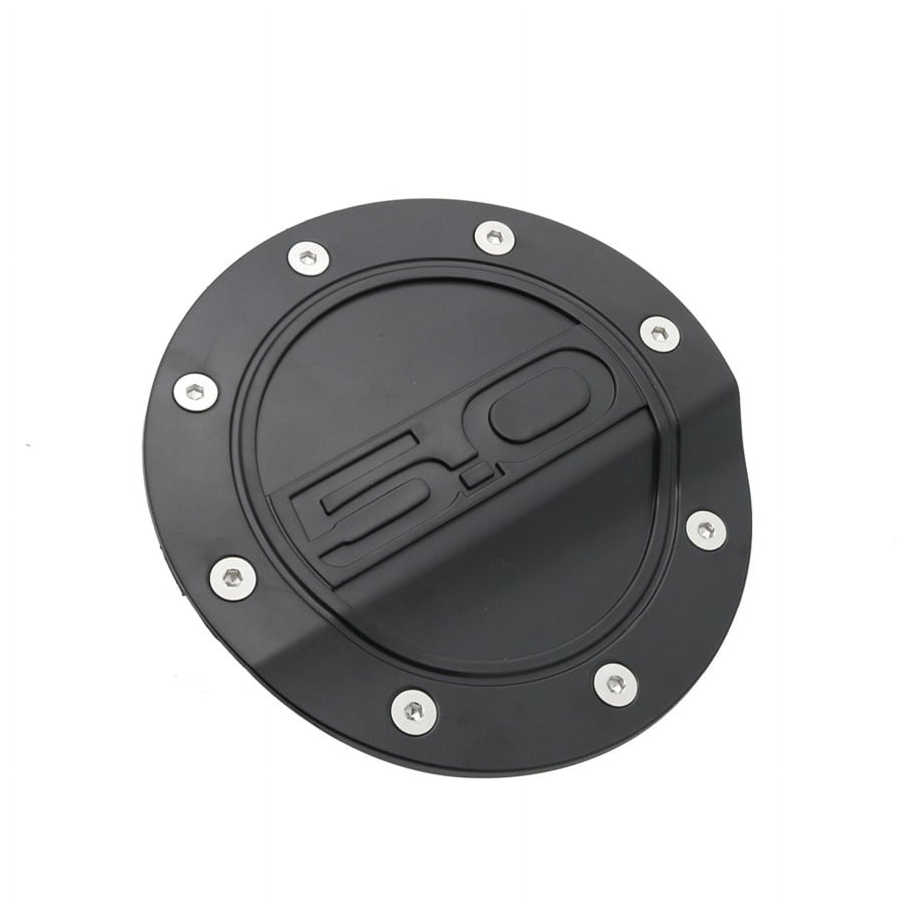 Fuel Filler Door Cover Gas Tank Cap Trim Black Compatible for Mustang ...
