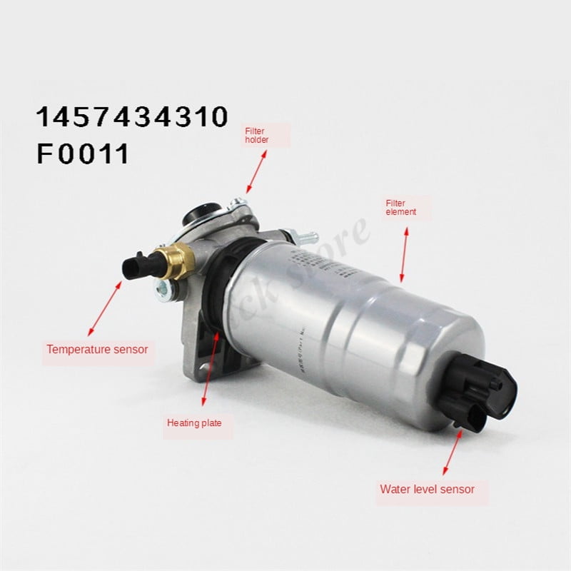 Fuel Filter Assembly With Heating 1457434310 F0011-D CX0712E2 Diesel ...