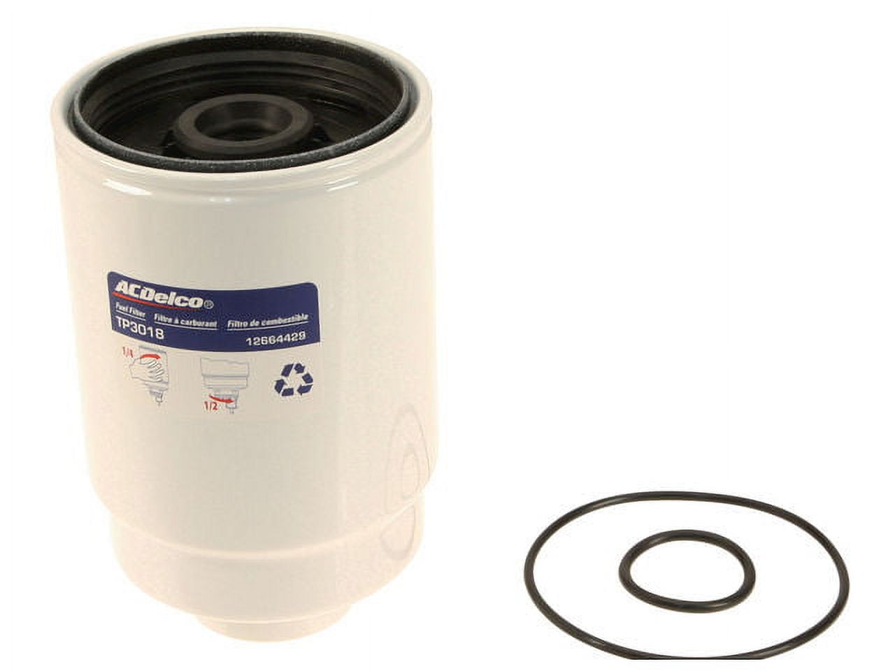 Fuel Filter - Compatible with 2007 - 2016 Chevy Silverado 3500 HD 6.6L ...