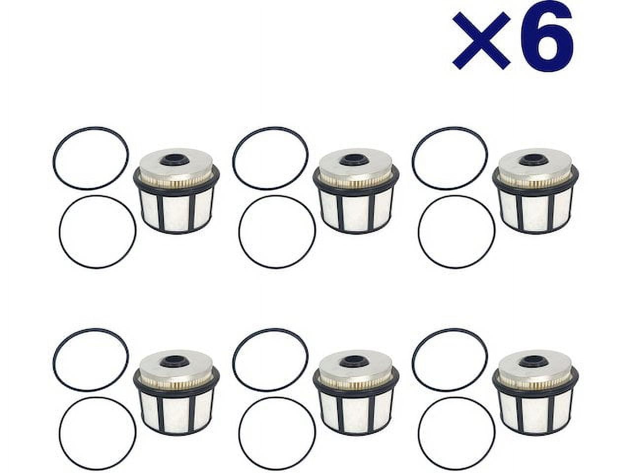 Fuel Filter Element Kit - Set of 6 - Compatible with 1999 - 2003 Ford F ...