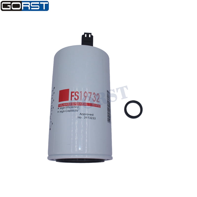 Fuel Filter FS19732, For Fuel/Water Separator 3973233 BF1385-SPS ...