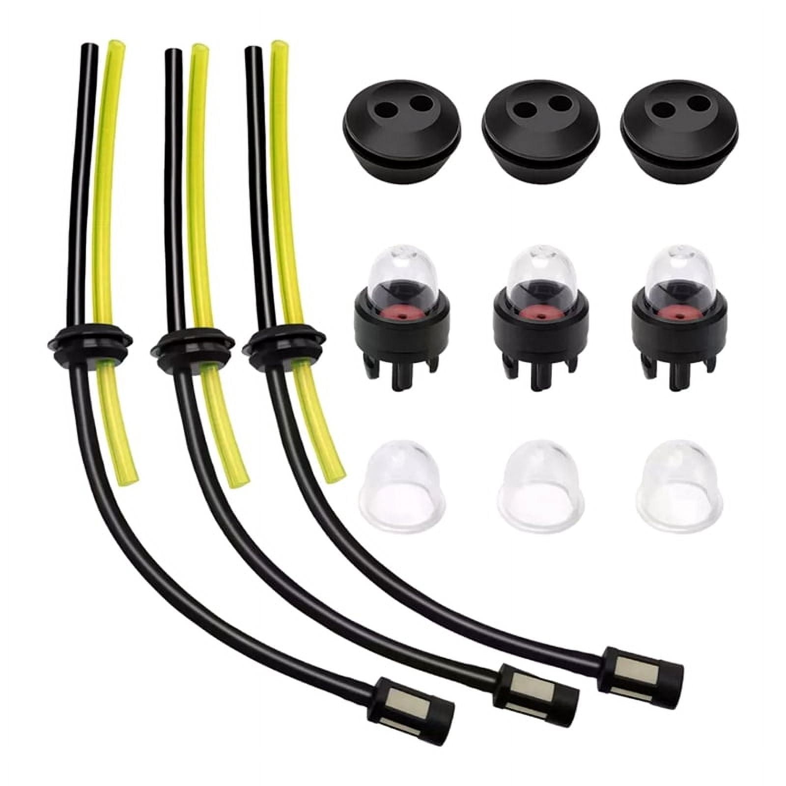 Fuel Filter Fuel Hose Seal with Priming Bulbs for Brushcutter Hedge ...