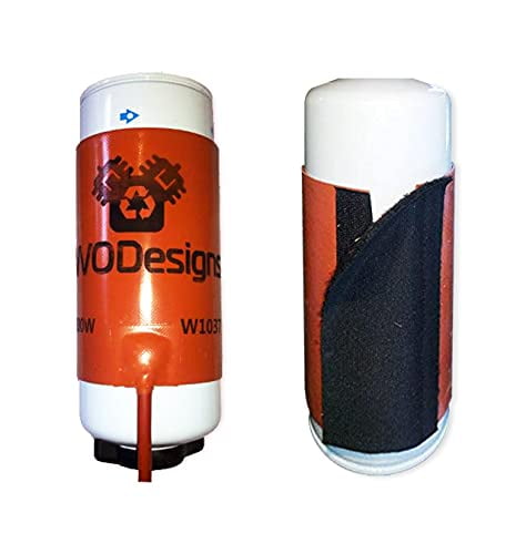 Fuel Filter Heater Wrap 11"x6", 200W, 24VDC — Warms Canister Fuel ...