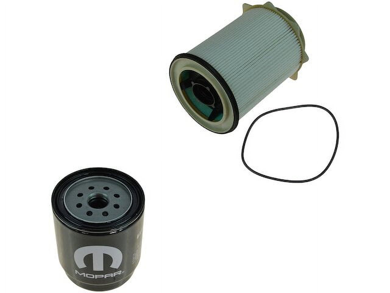 2-Piece Fuel Filter Kit for 2013-2018 Ram 2500 6.7L 6-Cylinder Turbo ...