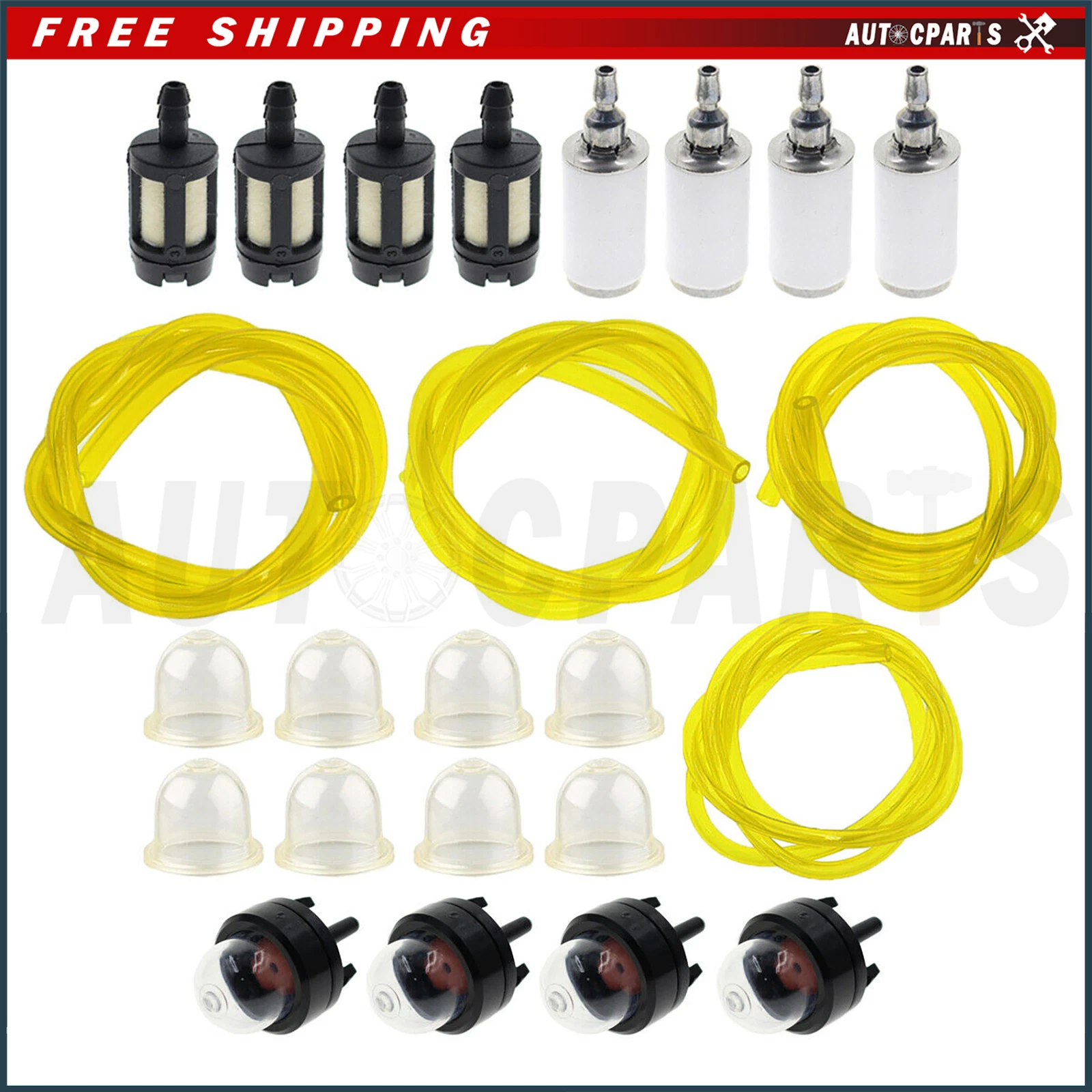 Fuel Filter Line Hose Primer Bulb Kit For Hometile A01195A Oregon 49 ...