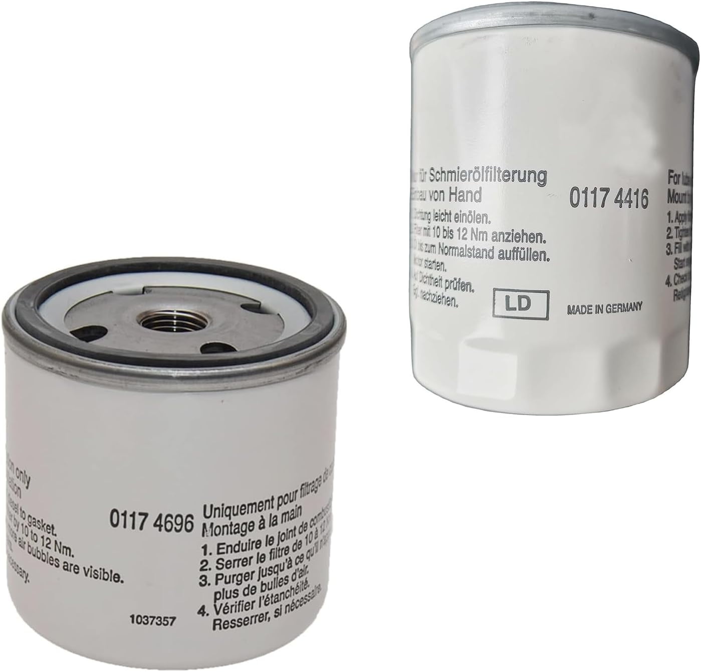 Fuel Filter+Oil Filter Set 01174416 01174696 Fits For Deutz Engine 2011 ...