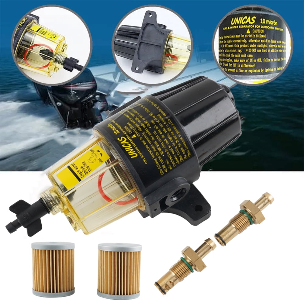 Fuel Filter UF-10K Water Separator Assembly with 2pcs Extra Filter ...