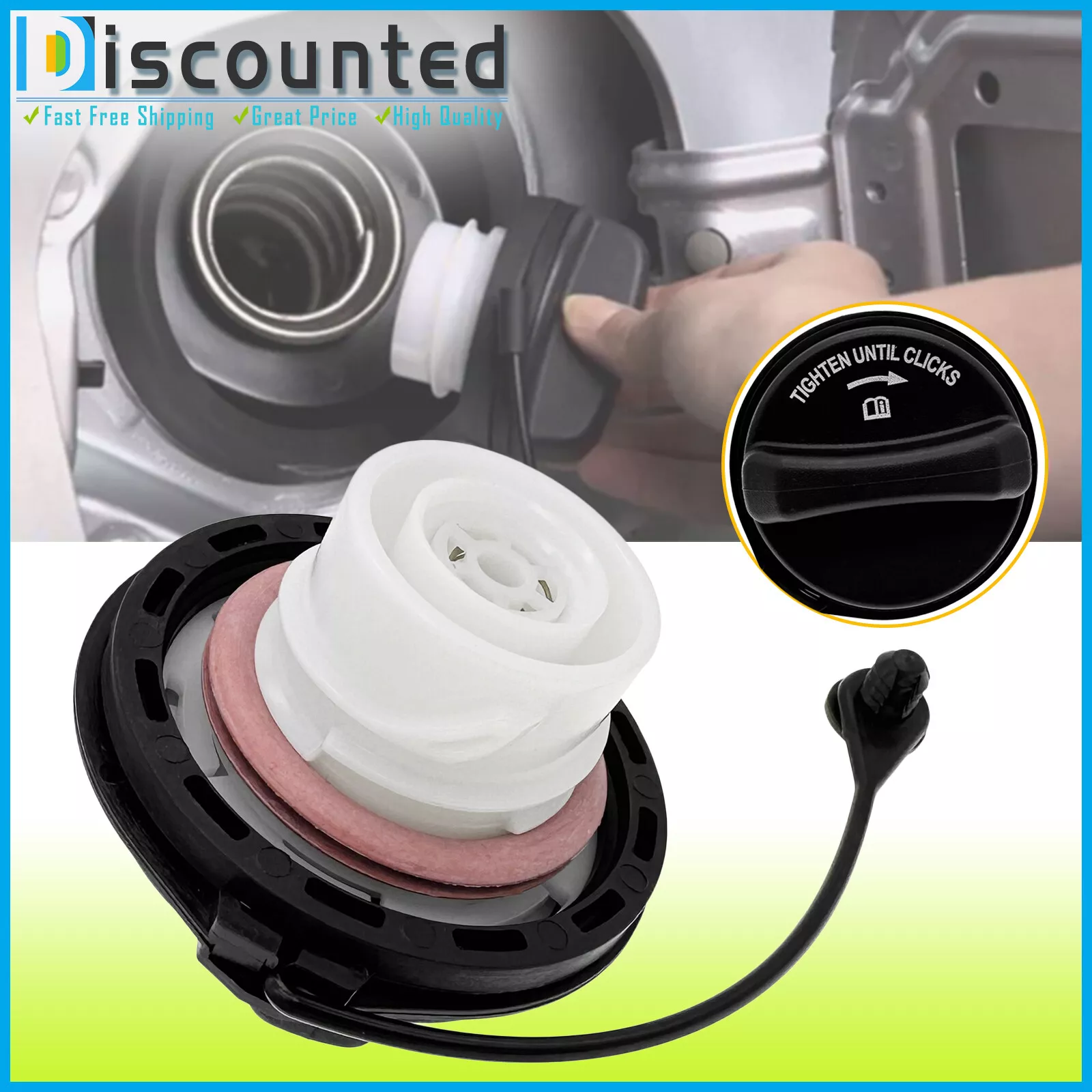 Fuel Gas Cap W/ Strap Non-Locking for 2008-09 Mercury Sable / Ford ...
