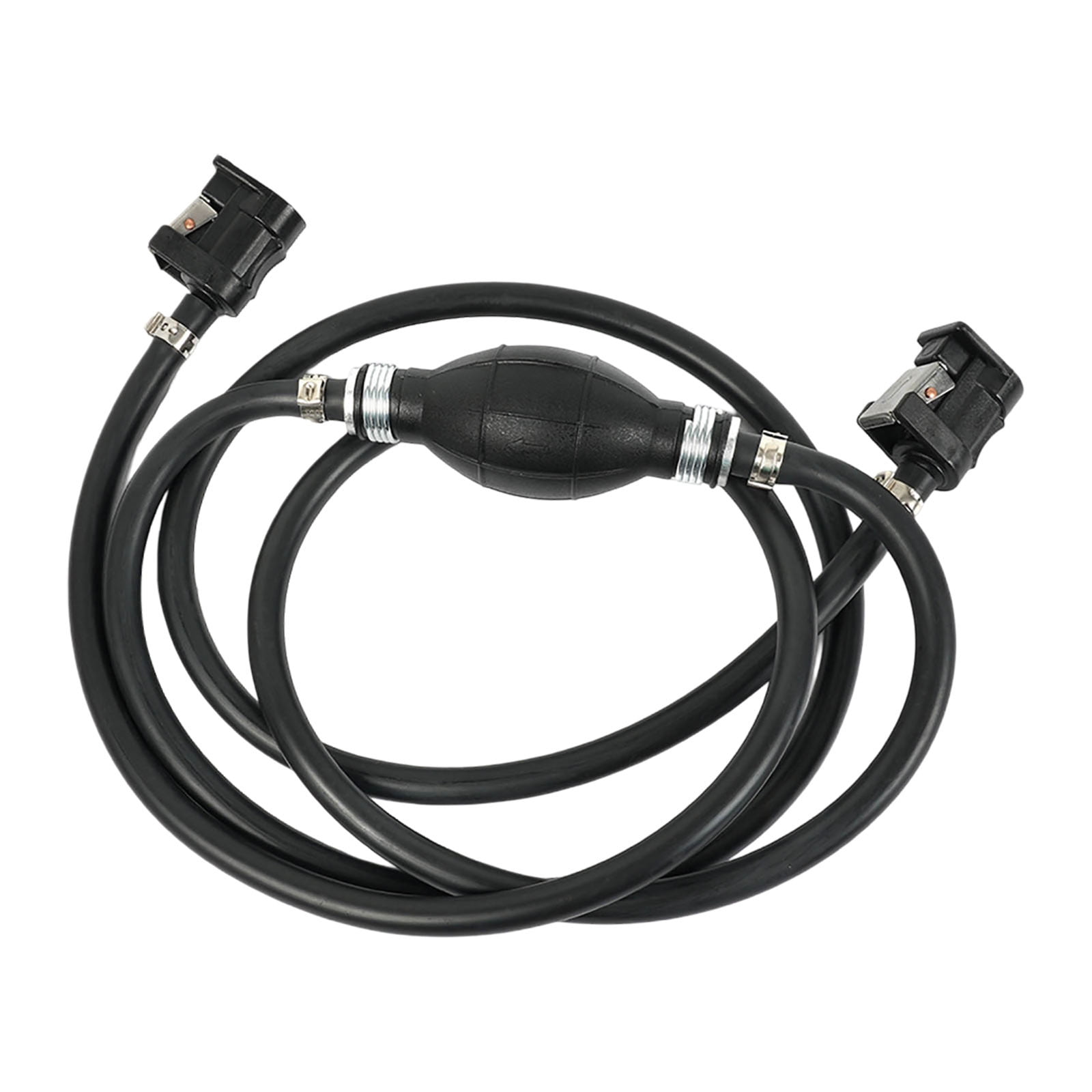 Fuel Gas Line Assembly, 5/16" Fuel Line Hose for Boat Motor with Primer ...