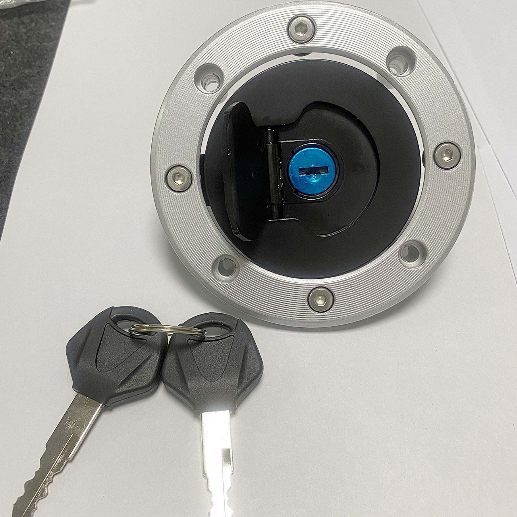 Fuel Gas Tank Cap Cover With Keys for Suzuki 1999-2002 SV650 SV650S ...