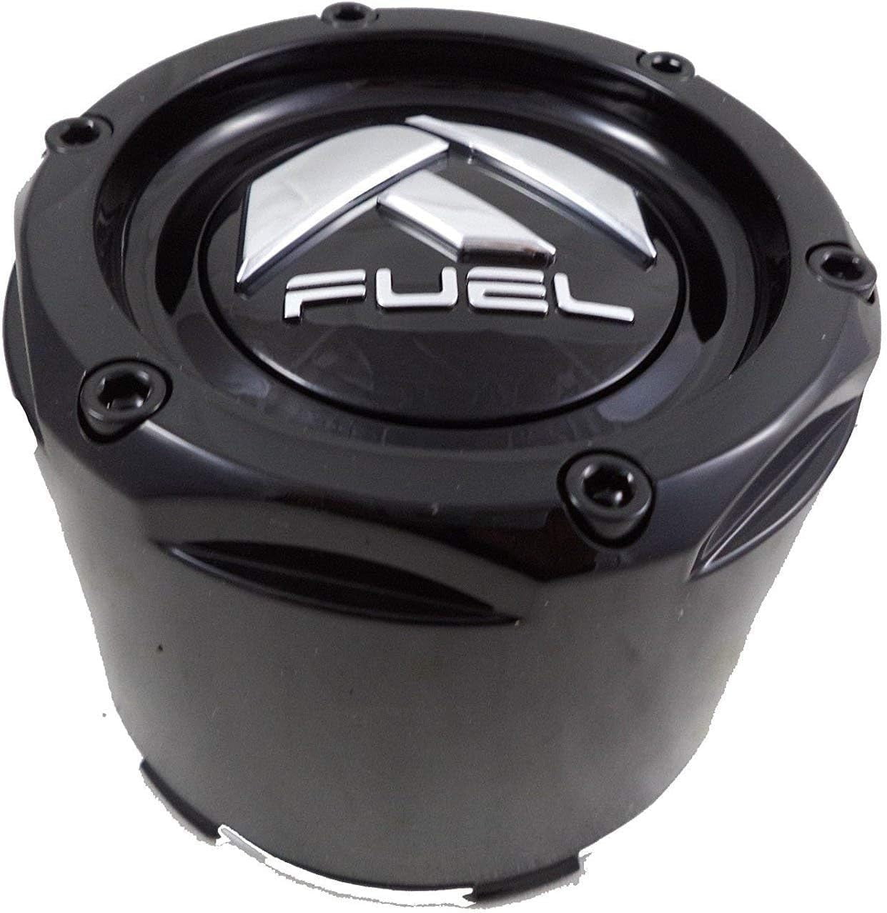 Fuel Gloss Black Rivets Custom Wheel Center Caps Set Of One 1 1003 50B ...