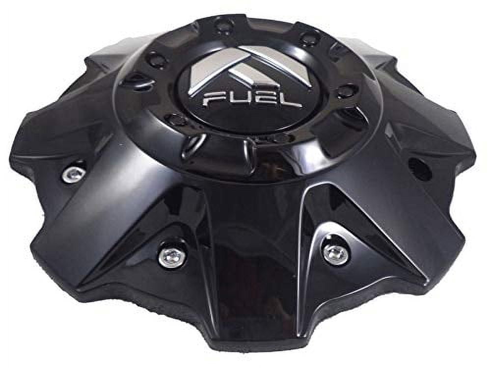 Fuel Gloss Black Wheel Center Cap Set of Four (4) 1001-79GB - Walmart.com
