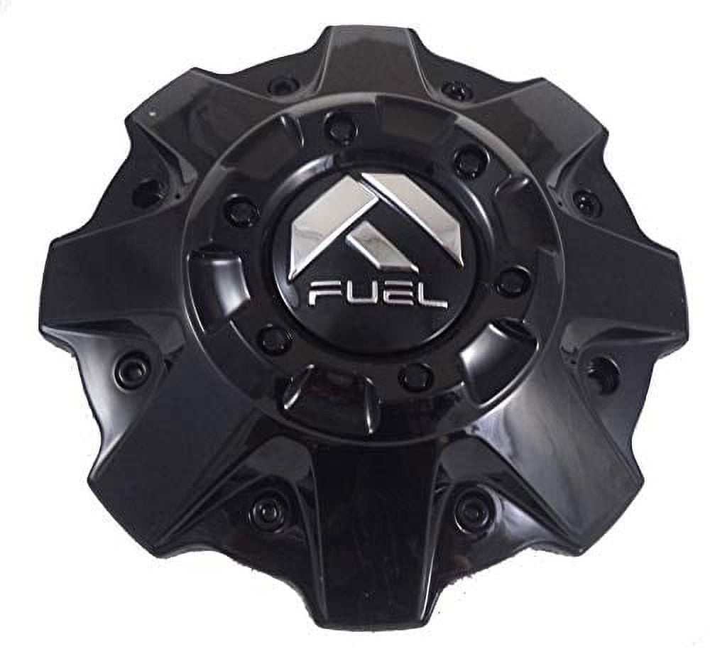 Fuel Gloss Black Wheel Center Cap Set of Two (2) 1001-79GB with Screws ...