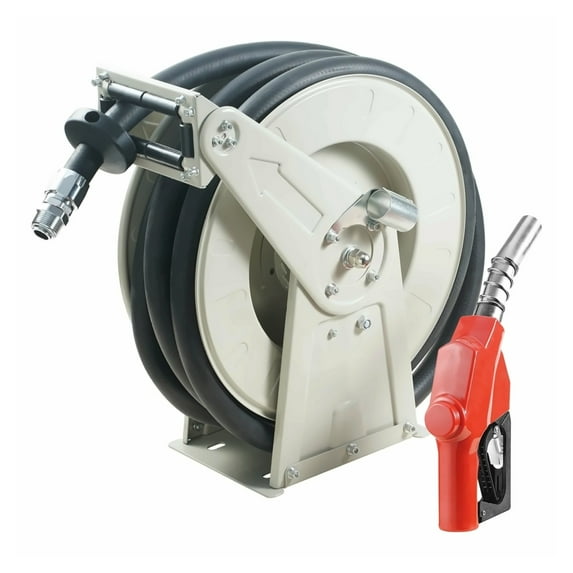 Fuel Hose Reel 3/4" x 50', Diesel Fuel Hose Reel Retractable, Heavy ...