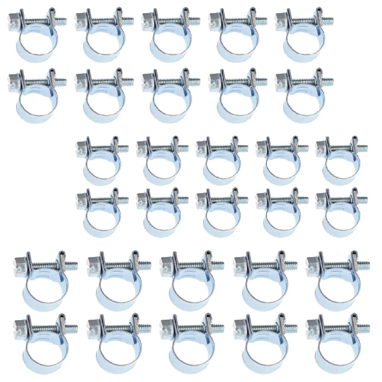Fuel Injection Gas Line Hose Clamps Kit, 30Pcs 1/4" 5/16" 3/8 ...