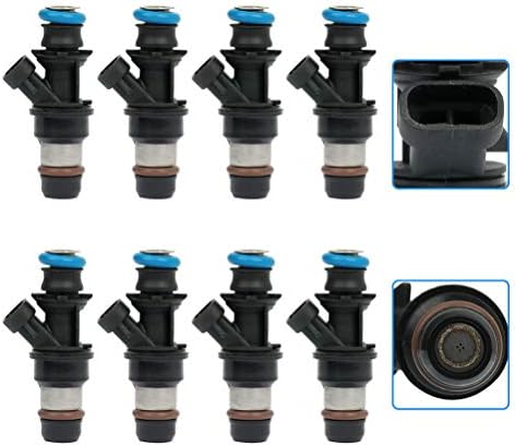 Fuel Injector, 8 pcs 2 Hole Replacement Fuel Injectors Engine Part fit ...