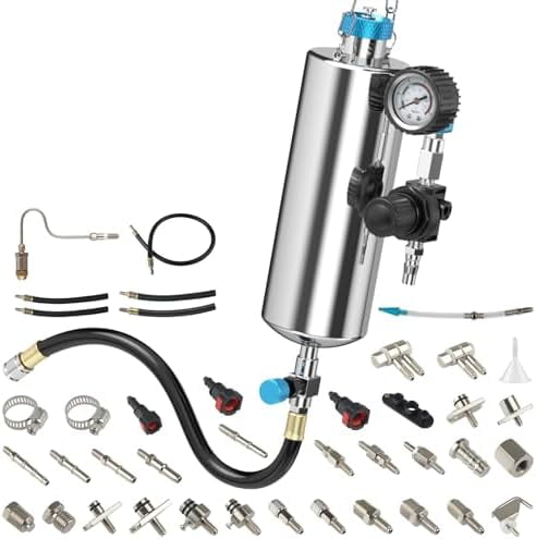 Fuel Injector Cleaner Machine Set With 21Pcs - Automotive 1000ML 150PSI ...