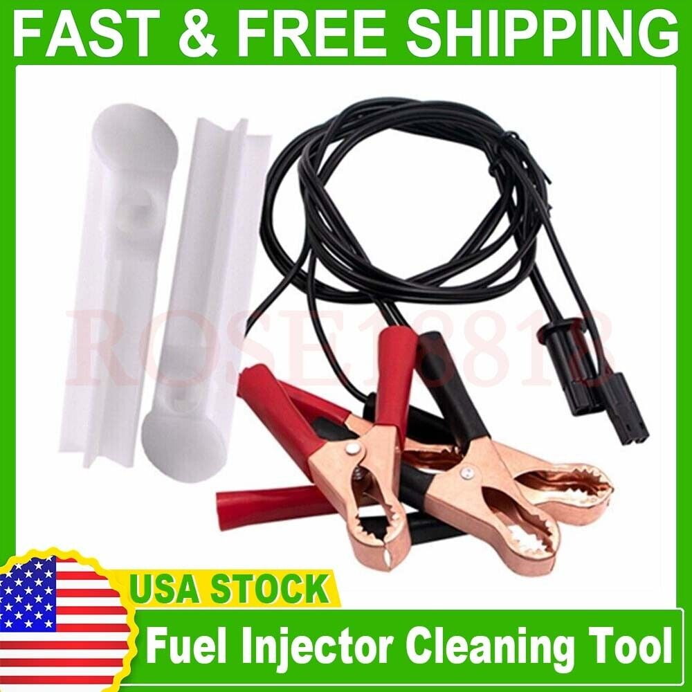 Fuel Injector Flush Cleaner Adapter DIY Kit Set Car Vehicle Tool ...