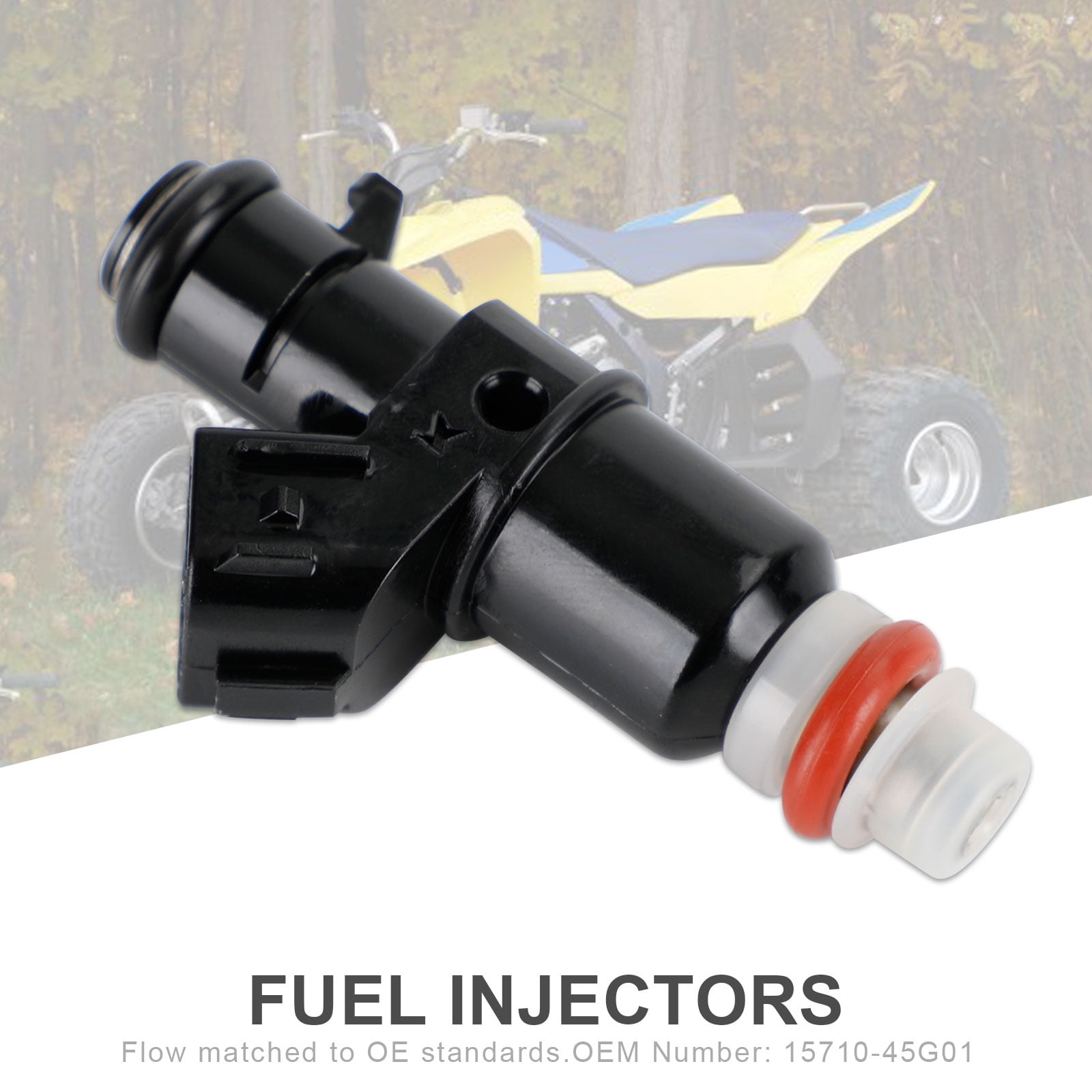 Fuel Injector For Suzuki 06-09 Quadracer LTR 450 Polaris 15710-45G01 ...