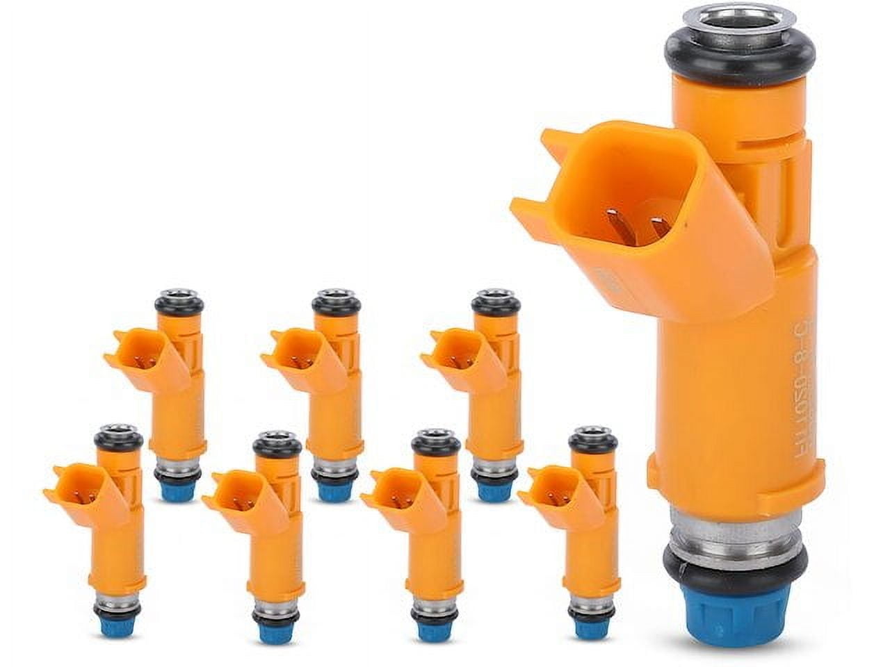 Fuel Injector Kit 8 - Compatible with 2004 - 2005 Jaguar XJ8 4.2L V8 ...