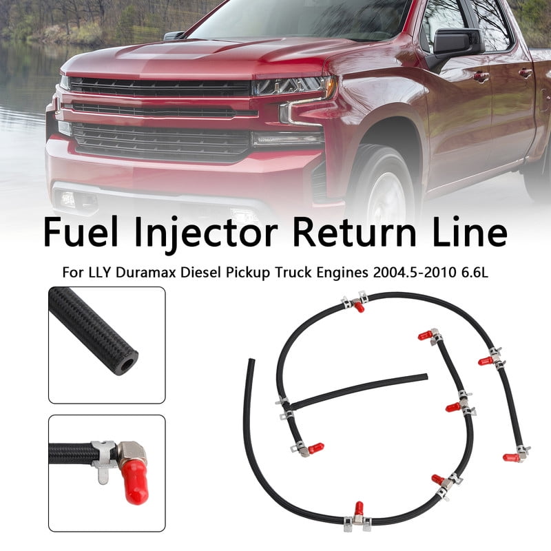 Fuel Injector Return Line Kit for 6.6L Duramax Diesel Engines 2004-2010 ...